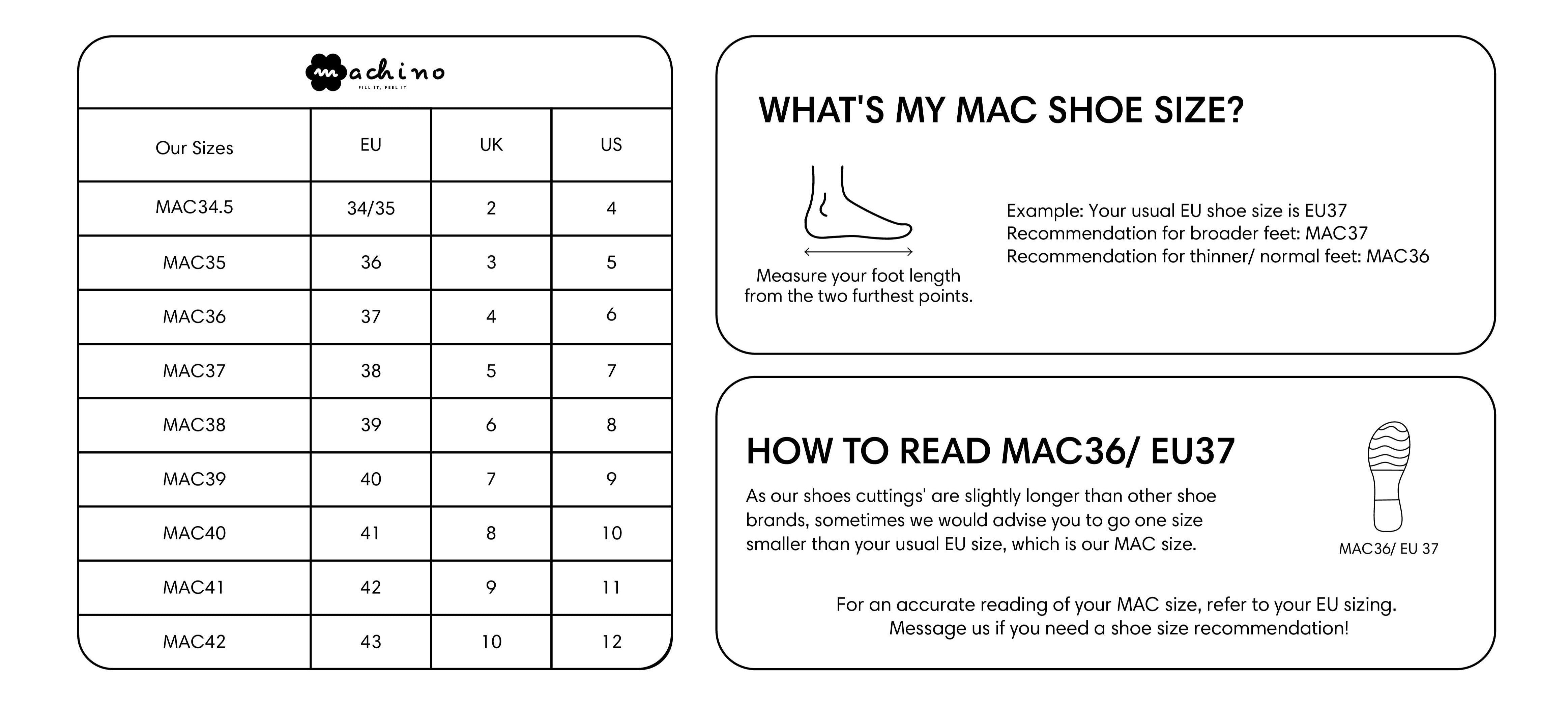 Shoe Size Guide – Machino Group Sdn Bhd 1549199D